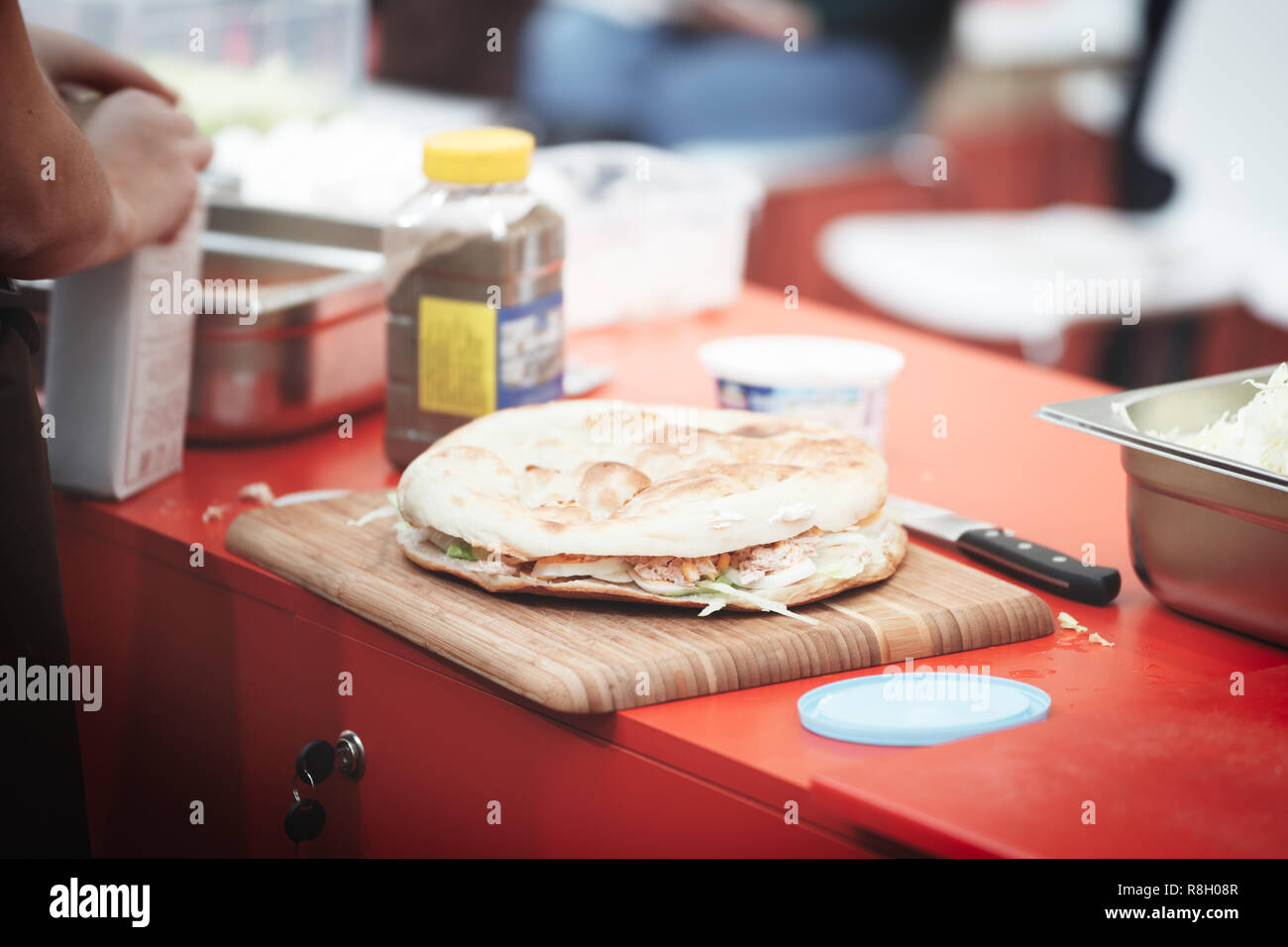 Cooking pita hi-res stock photography and images - Alamy