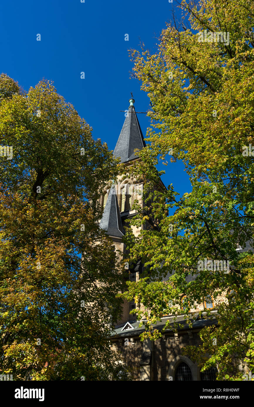 Saint Sylvestri church in the german city Wernigerode Stock Photo - Alamy