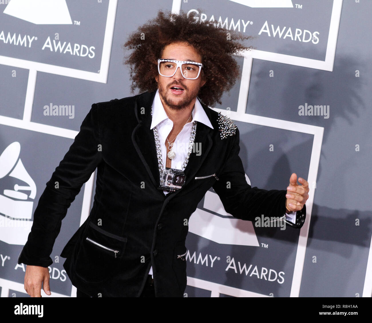 LOS ANGELES, CA, USA - FEBRUARY 10: Redfoo, LMFAO at the 55th Annual ...