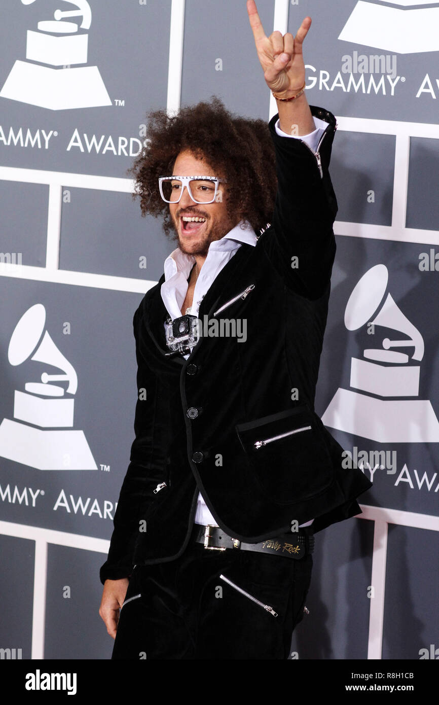 LOS ANGELES, CA, USA - FEBRUARY 10: Redfoo, LMFAO at the 55th Annual ...