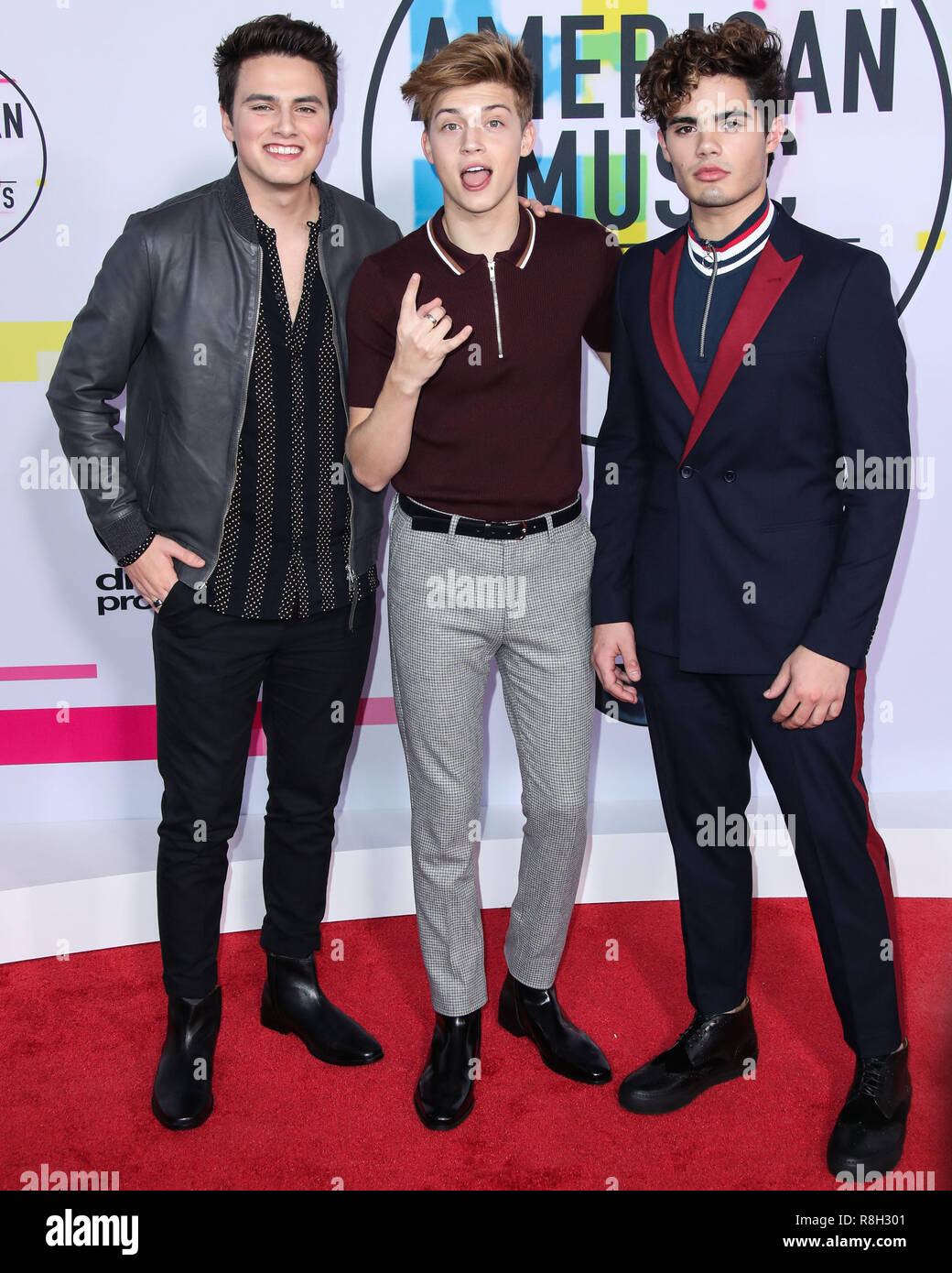 LOS ANGELES, CA, USA - NOVEMBER 19: Liam Attridge, Ricky Garcia, Emery ...