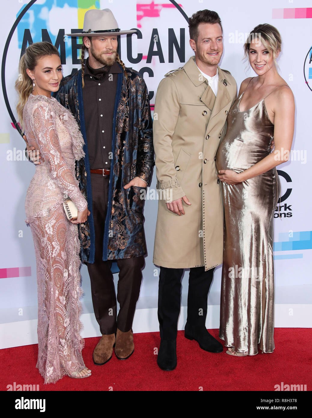 LOS ANGELES, CA, USA - NOVEMBER 19: Hayley Stommel, Tyler Hubbard ...