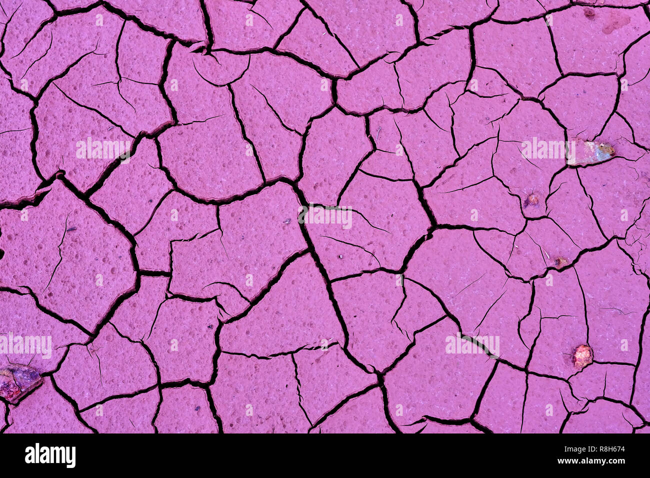 Cracked clay soil Texture, background, seamless pattern. Crack in the ...