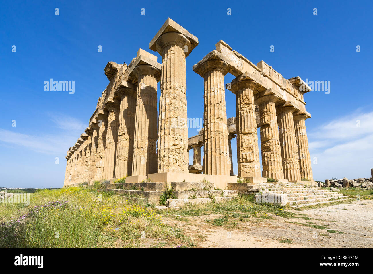 Temple of Hera (Temple E) was built about 470 to 450 BC. It's the most ...