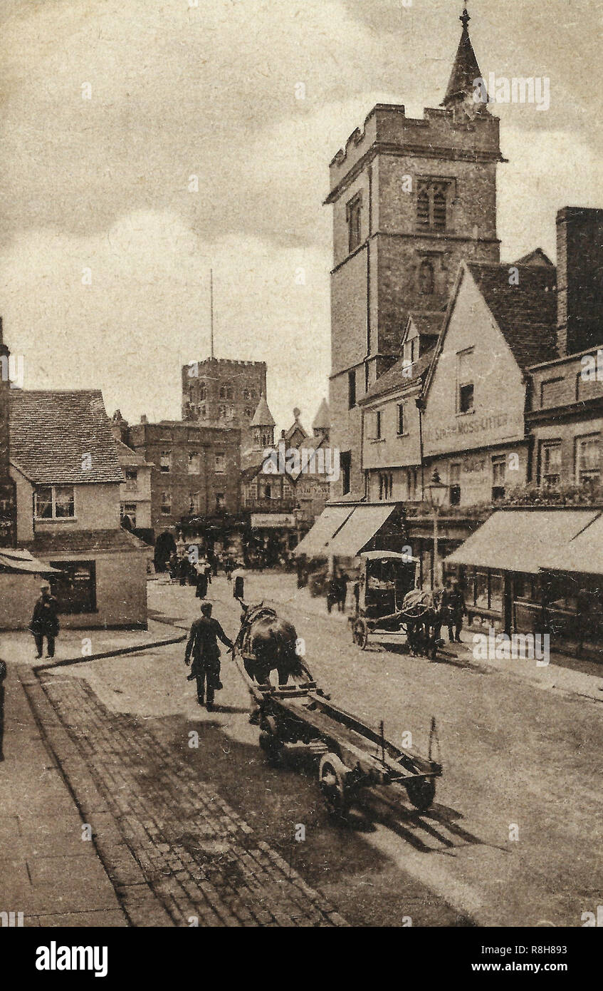 St albans street sign hi-res stock photography and images - Alamy