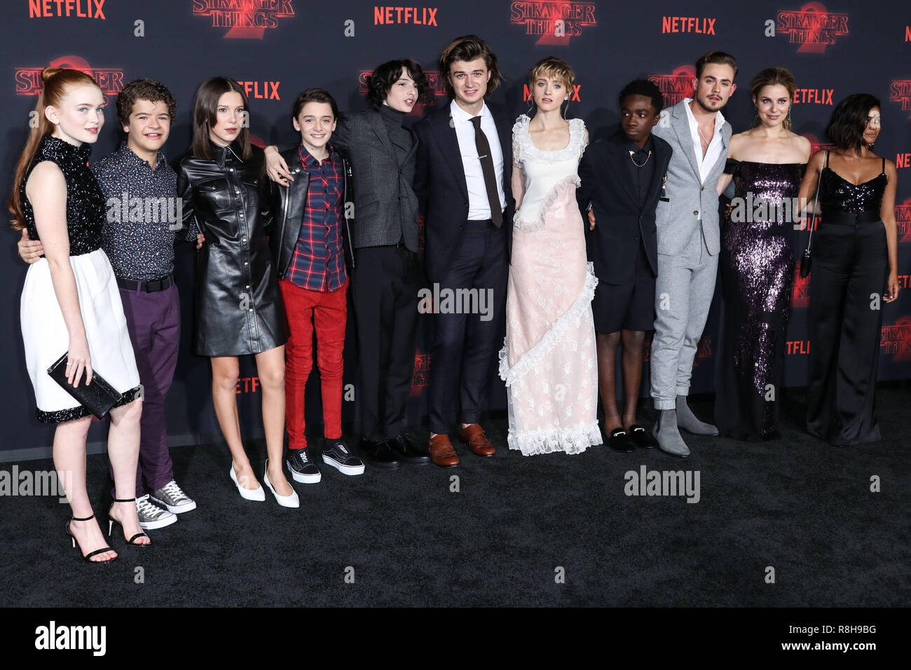 WESTWOOD, LOS ANGELES, CA, USA - OCTOBER 26: Stranger Things Cast at ...