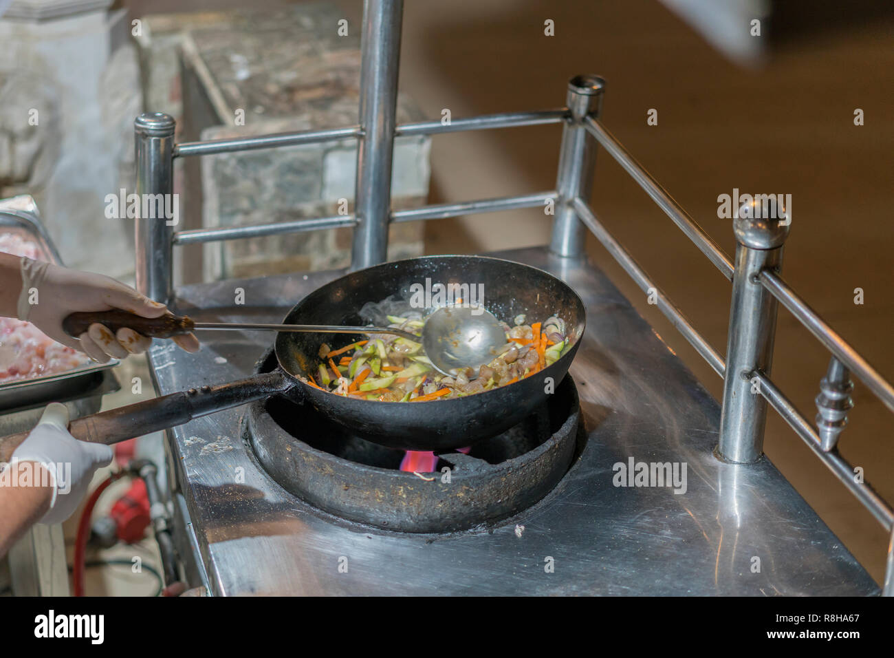 Vegetables Over Open Flame High Resolution Stock Photography and Images ...