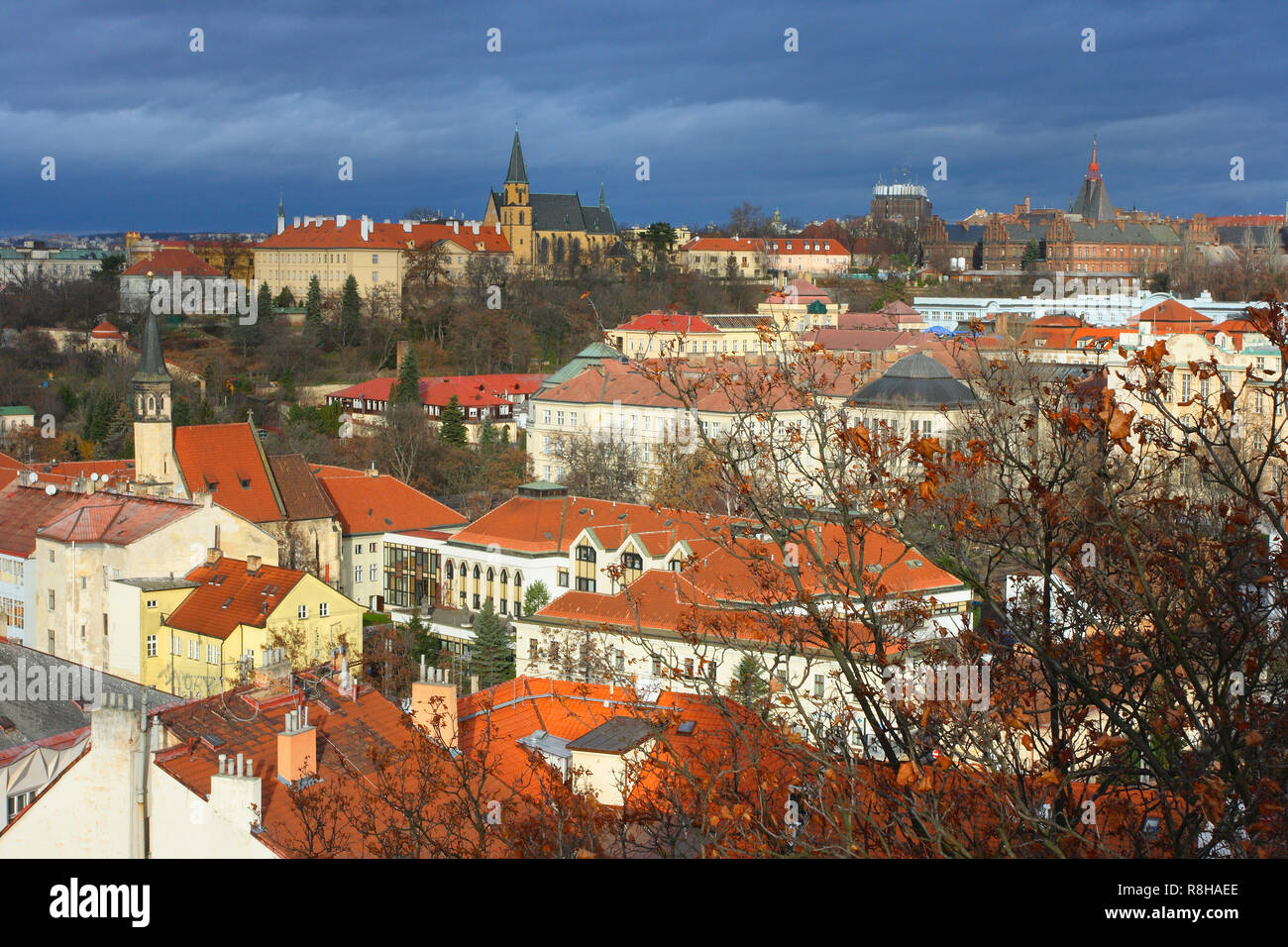 Prague general view hi-res stock photography and images - Alamy