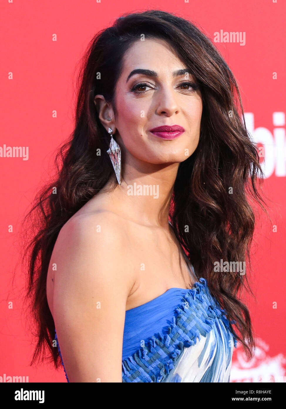 WESTWOOD, LOS ANGELES, CA, USA - OCTOBER 22: Lawyer Amal Clooney (Amal ...