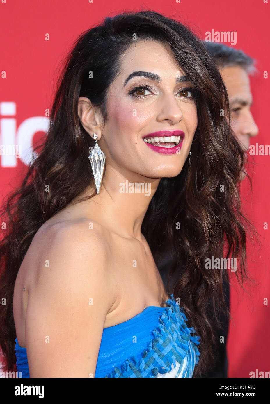WESTWOOD, LOS ANGELES, CA, USA - OCTOBER 22: Lawyer Amal Clooney (Amal ...