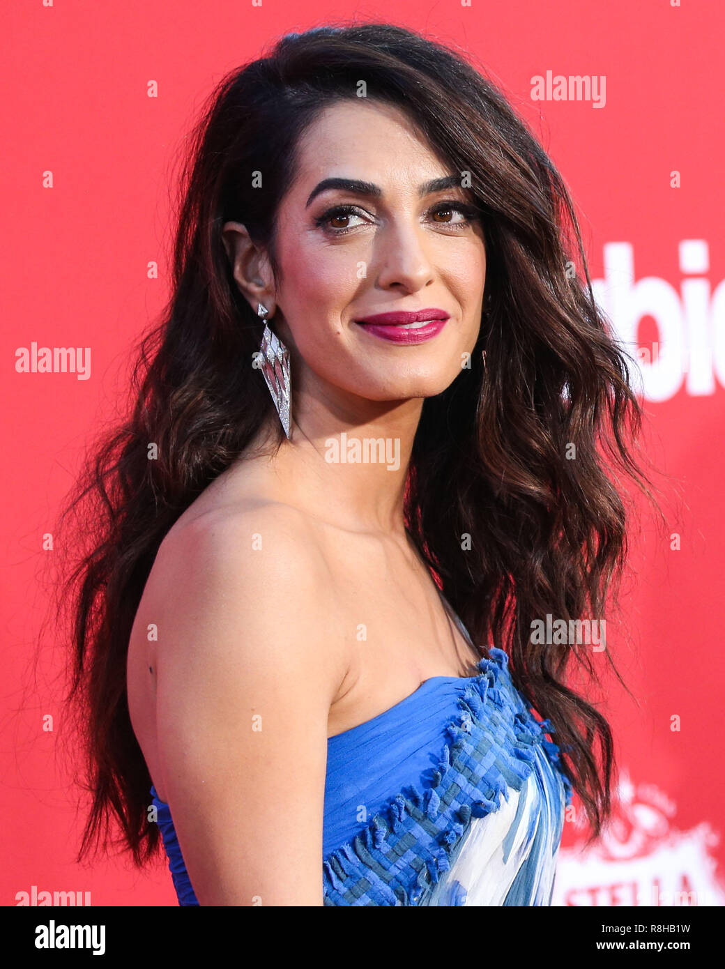 WESTWOOD, LOS ANGELES, CA, USA - OCTOBER 22: Lawyer Amal Clooney (Amal ...