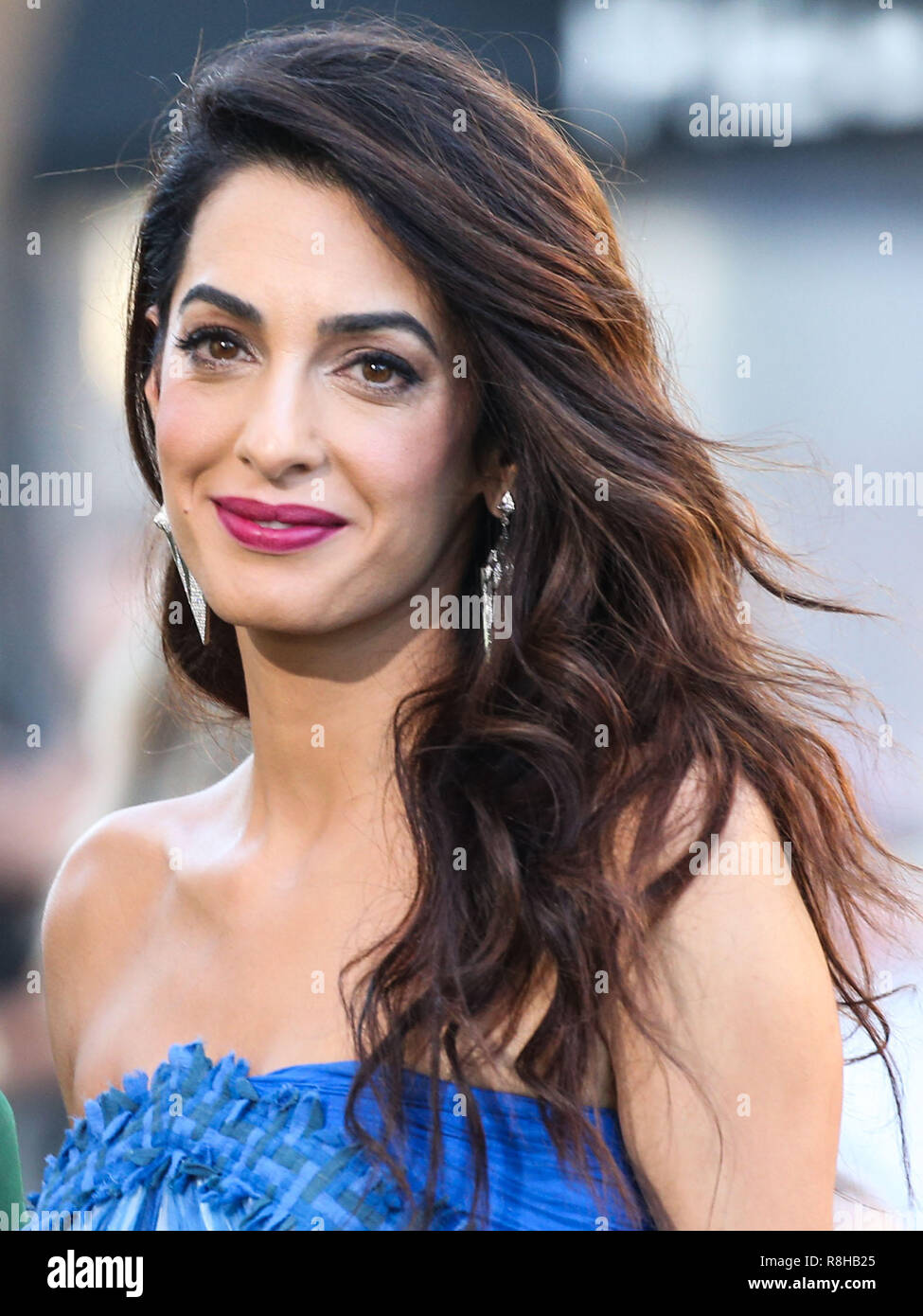 WESTWOOD, LOS ANGELES, CA, USA - OCTOBER 22: Lawyer Amal Clooney (Amal ...