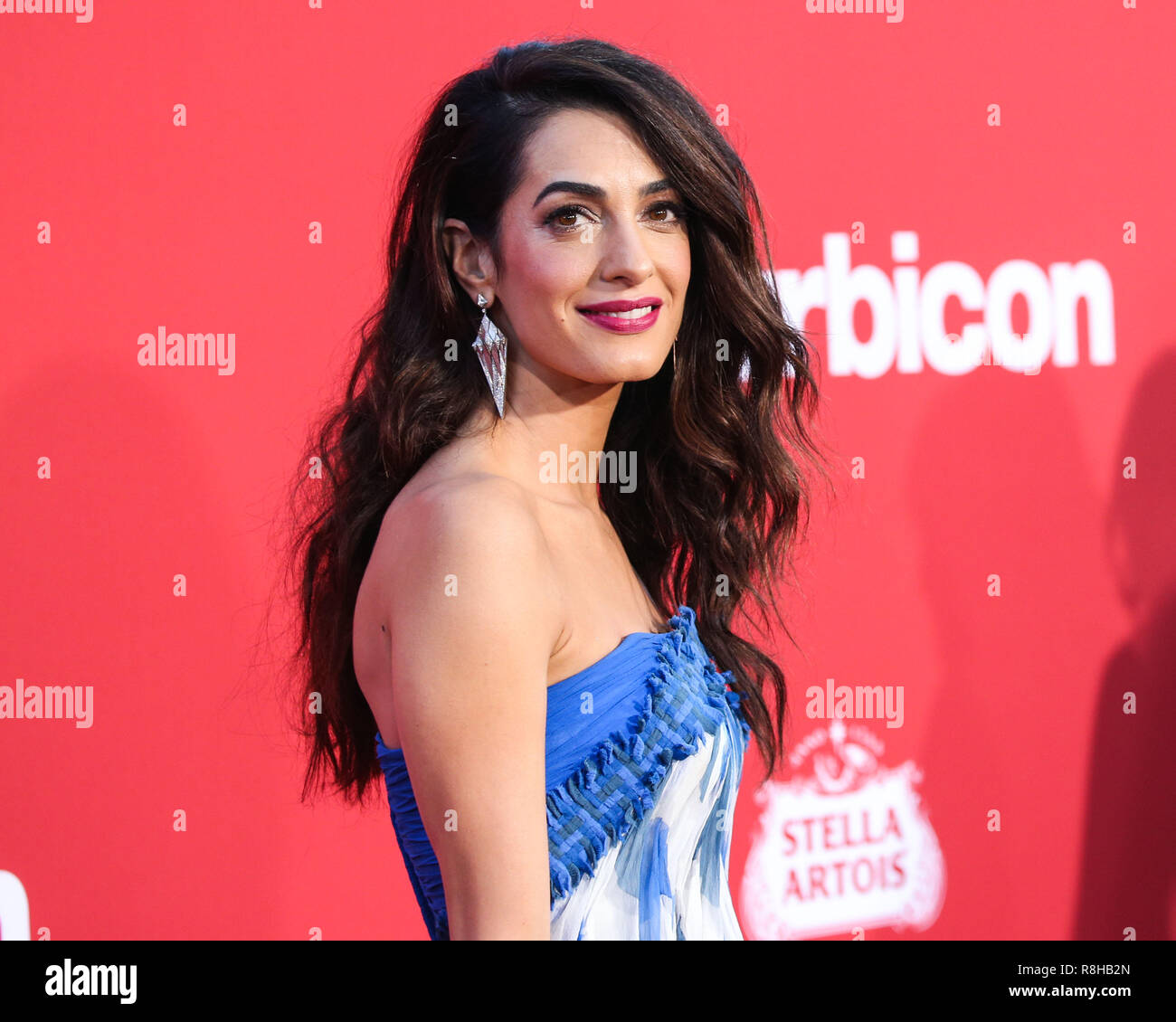 WESTWOOD, LOS ANGELES, CA, USA - OCTOBER 22: Lawyer Amal Clooney (Amal ...