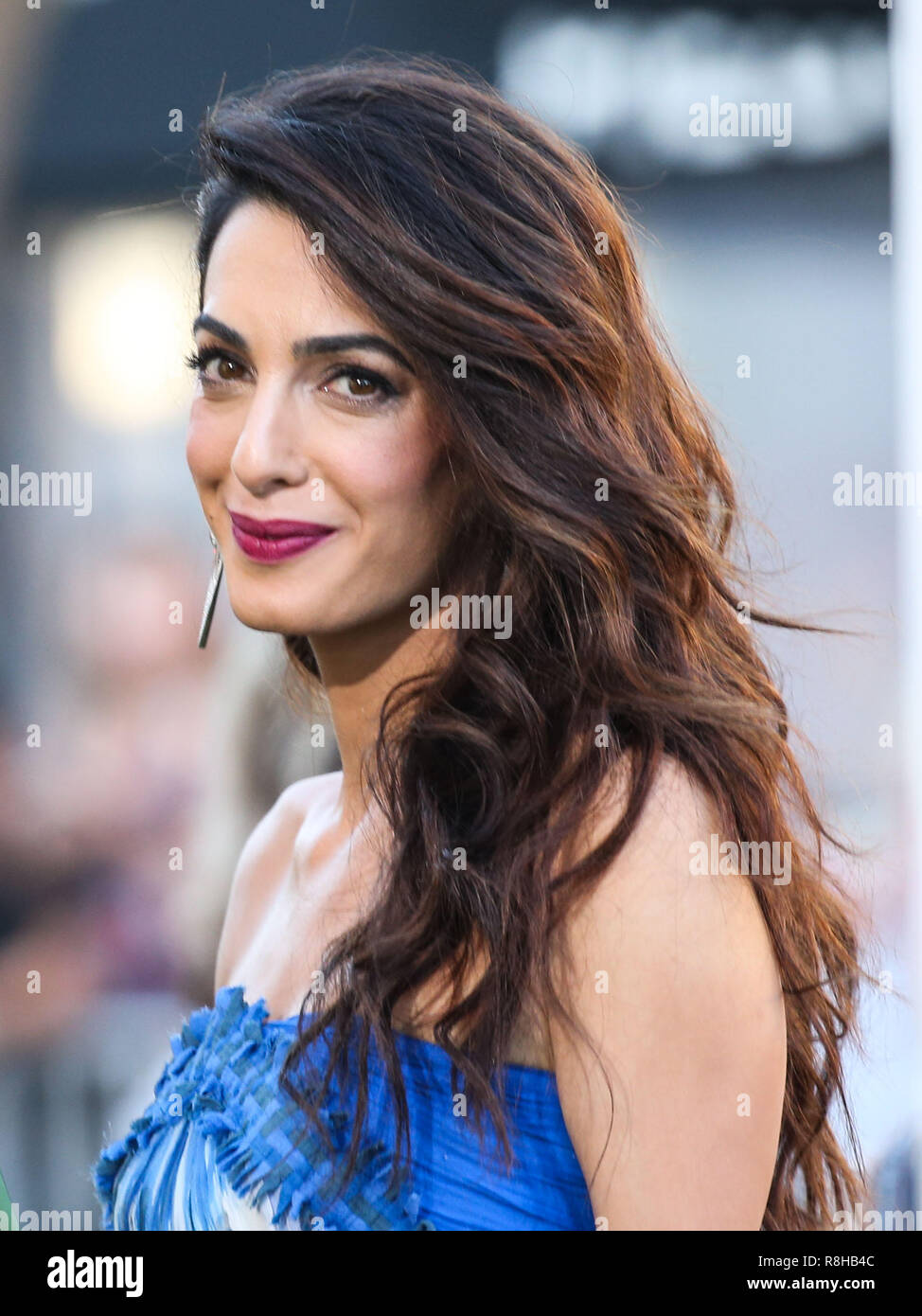 WESTWOOD, LOS ANGELES, CA, USA - OCTOBER 22: Lawyer Amal Clooney (Amal ...