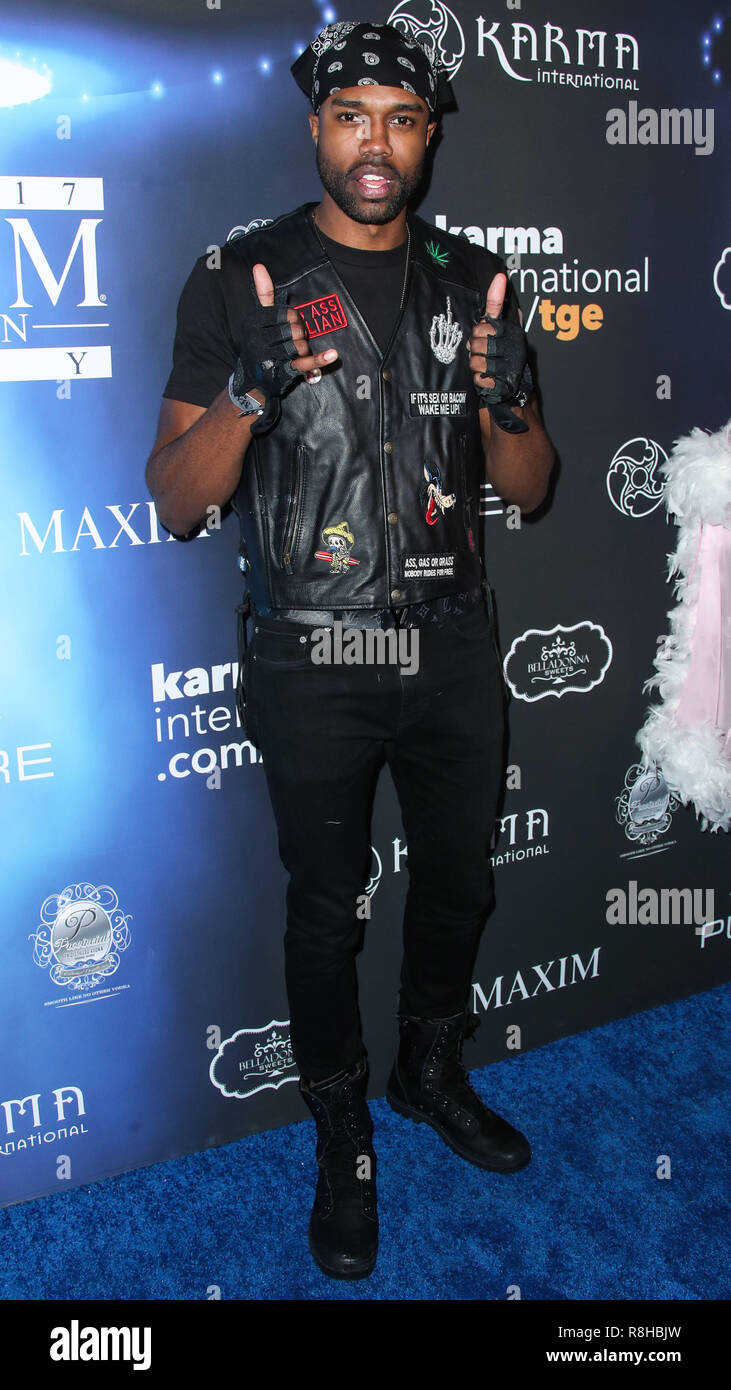 LOS ANGELES, CA, USA - OCTOBER 21: DeMario Jackson at the 2017 MAXIM ...