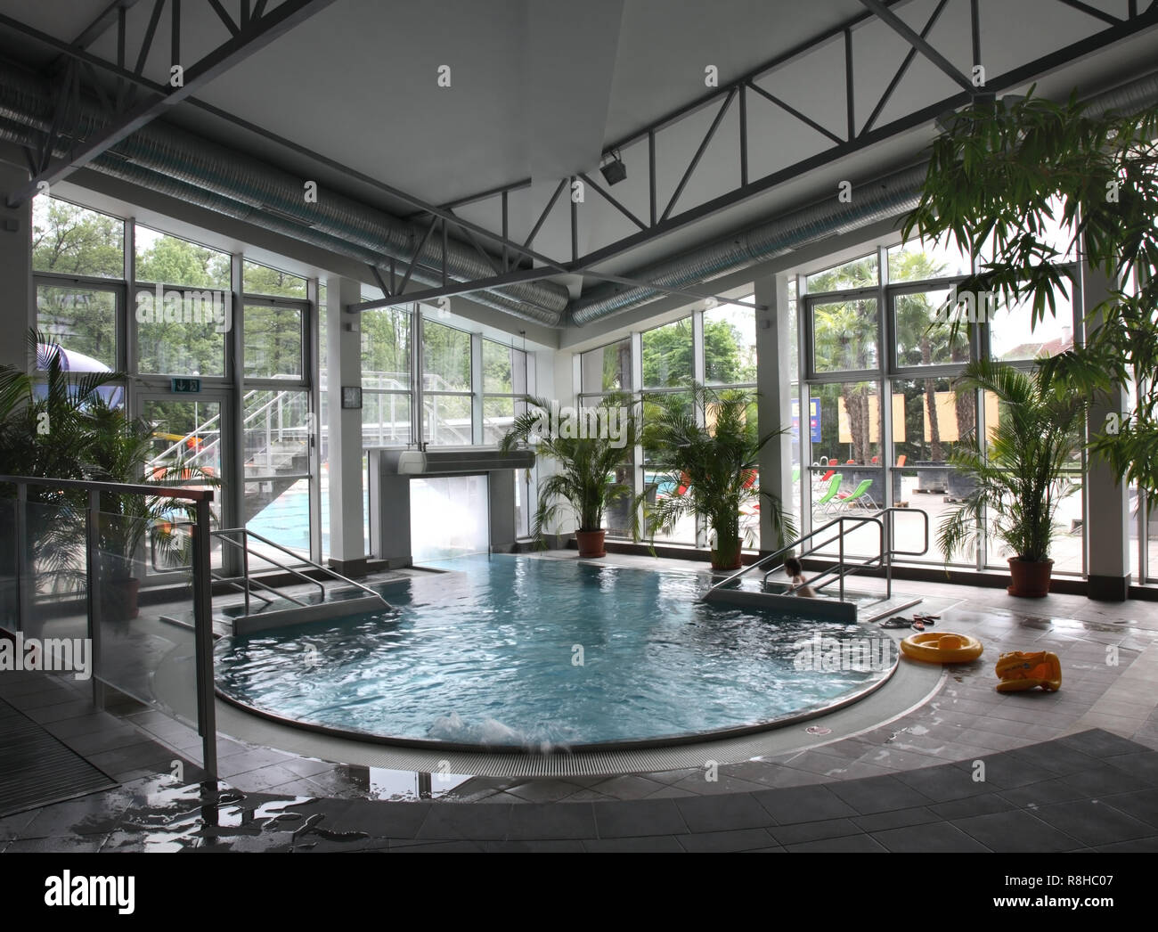 Spa and aquapark in Turcianske Teplice. Zilina Region. Slovakia Stock ...