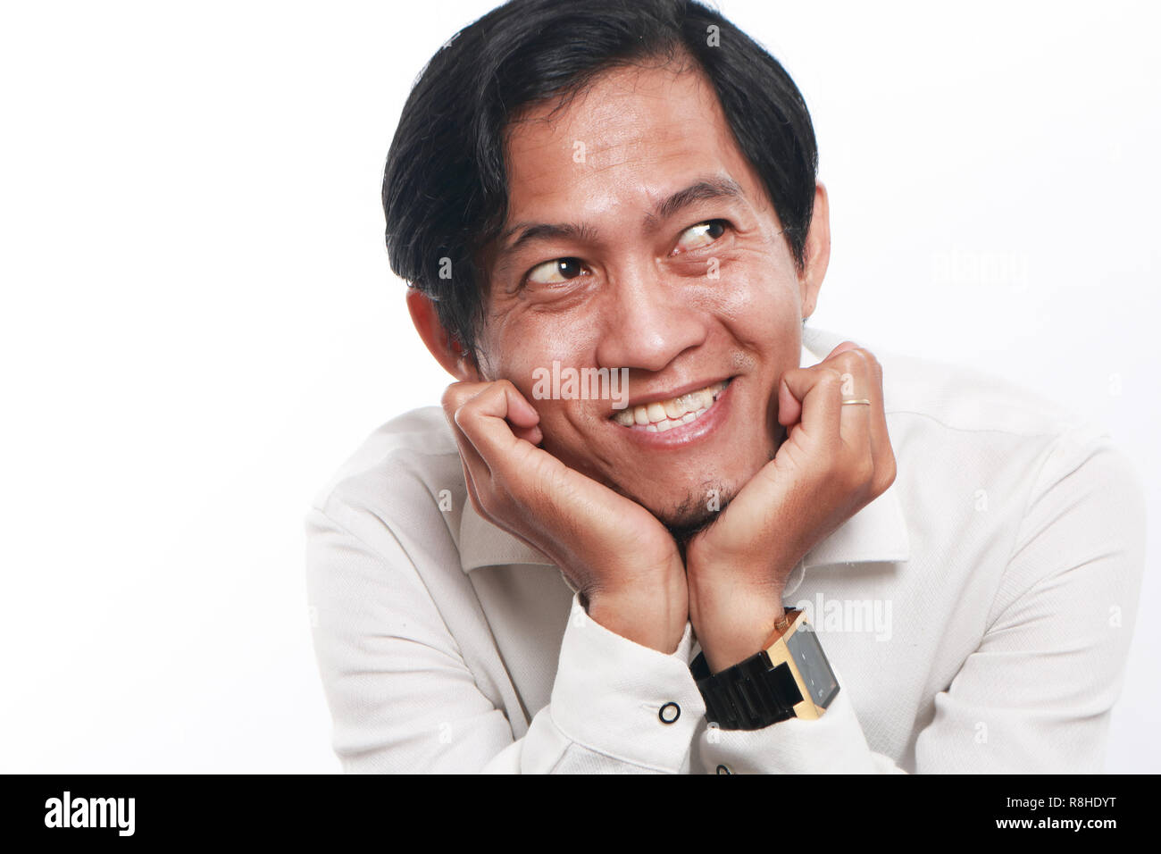 Young man thinking asian hi-res stock photography and images - Alamy