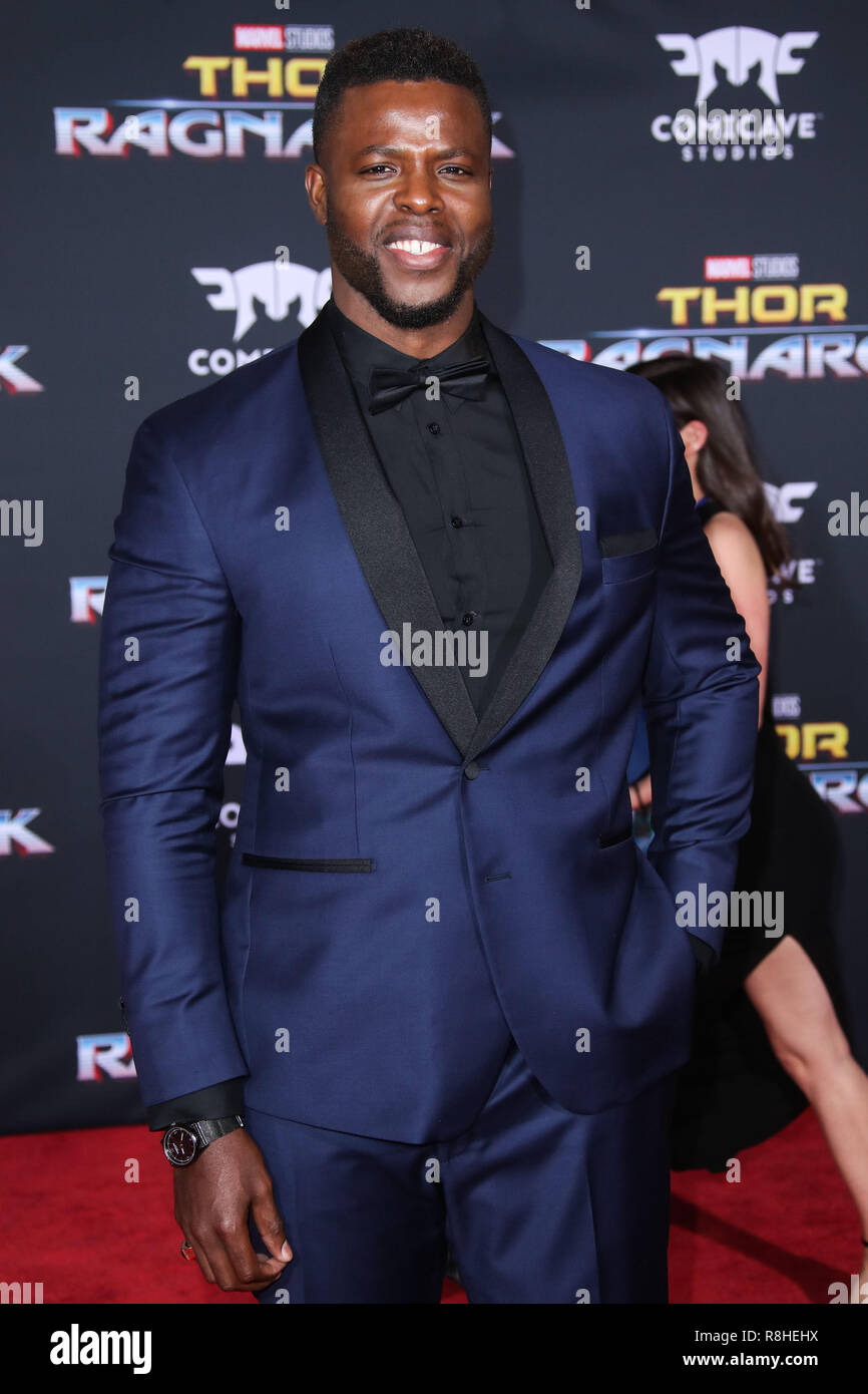 HOLLYWOOD, LOS ANGELES, CA, USA - OCTOBER 10: Winston Duke at the World ...