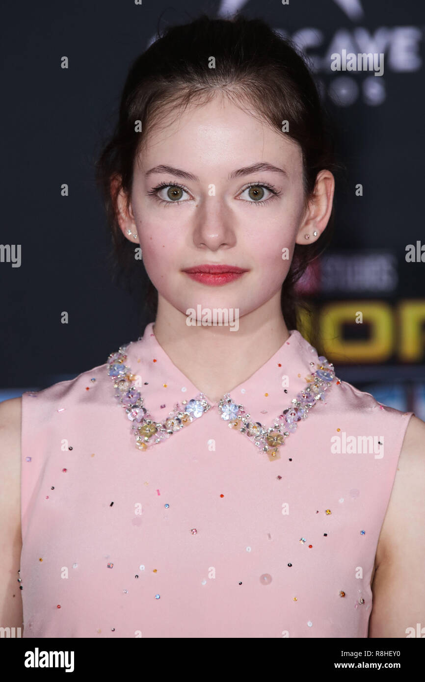 HOLLYWOOD, LOS ANGELES, CA, USA - OCTOBER 10: Mackenzie Foy at the ...