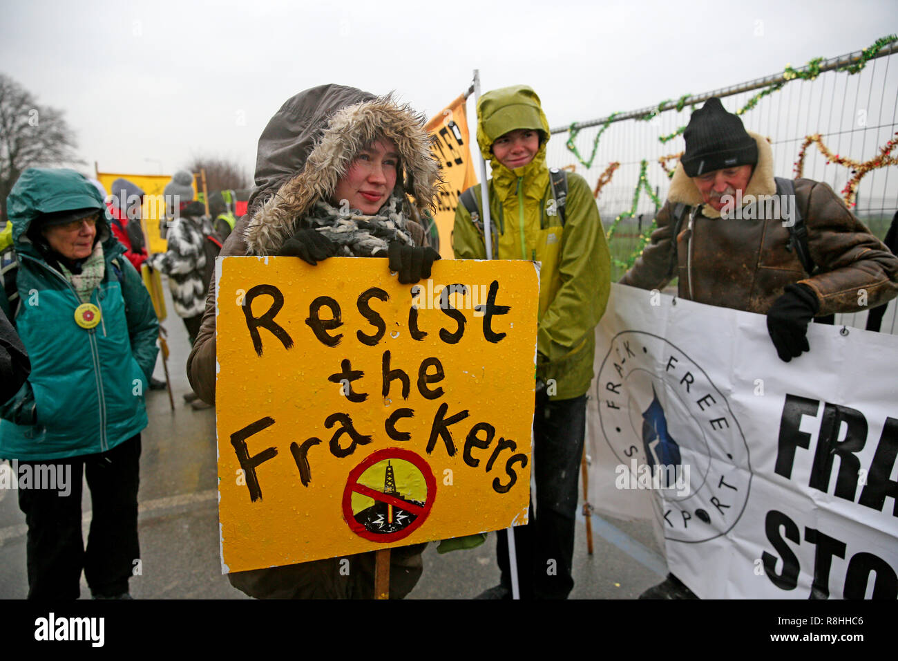 Blackpool, UK. 15th December 2018. Bury North & South branches of ...