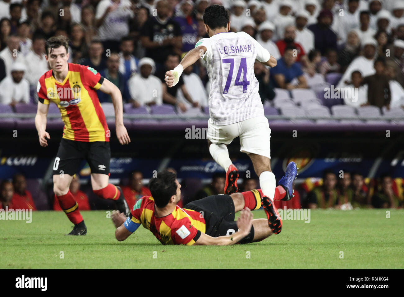 Al Ain, United Arab Emirates. 15th Dec, 2018. Al Ain's Hussein El ...
