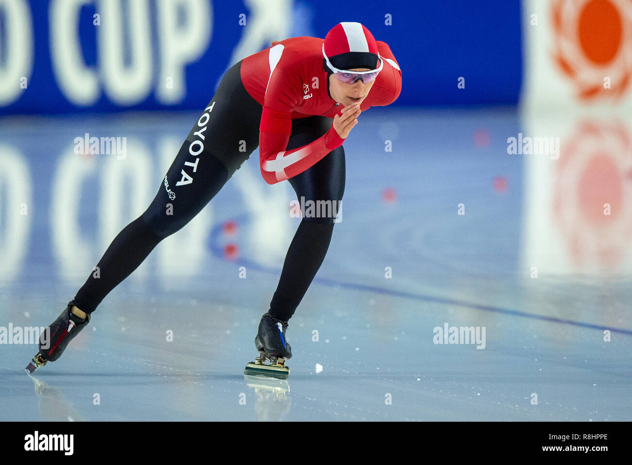 Heerenveen, Netherlands. 15th December 2018. Speedskating World Cup ...