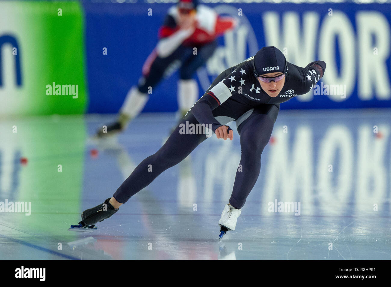 Heerenveen, Netherlands. 15th December 2018. Speedskating World Cup ...