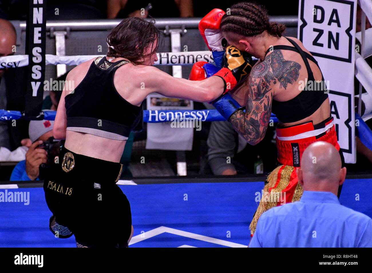 New York, New York, USA. 15th Dec, 2018. KATIE TAYLOR (solid black ...
