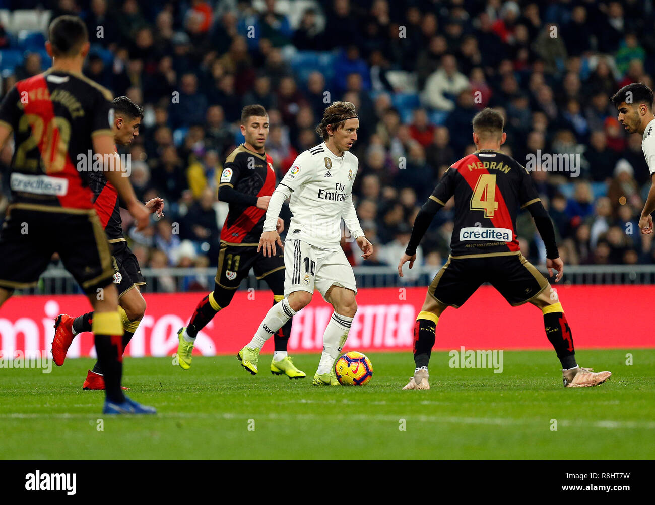 Luka Modric (Real Madrid) seen in action during the La Liga football ...