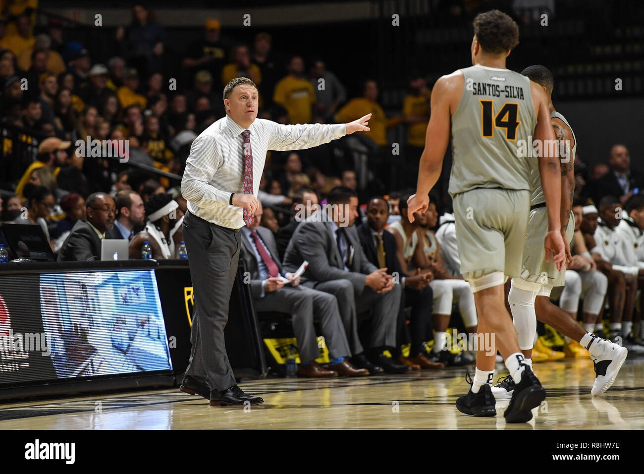 Richmond, VA, USA. 15th Dec, 2018. VCU Rams Head Coach MIKE RHOADES ...