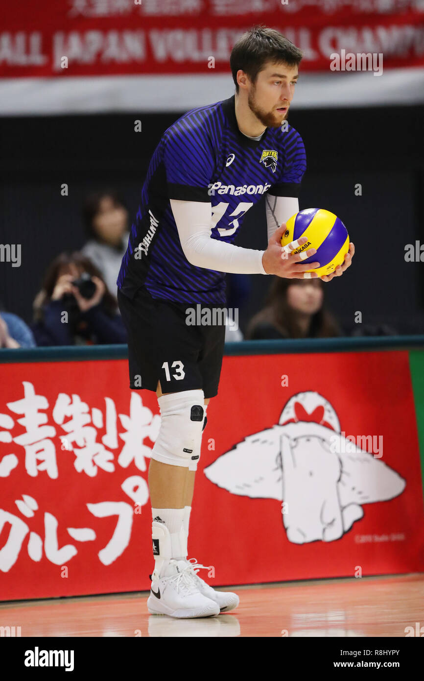 Musashino Forest Sport Plaza, Tokyo, Japan. 15th Dec, 2018. Kubiak ...