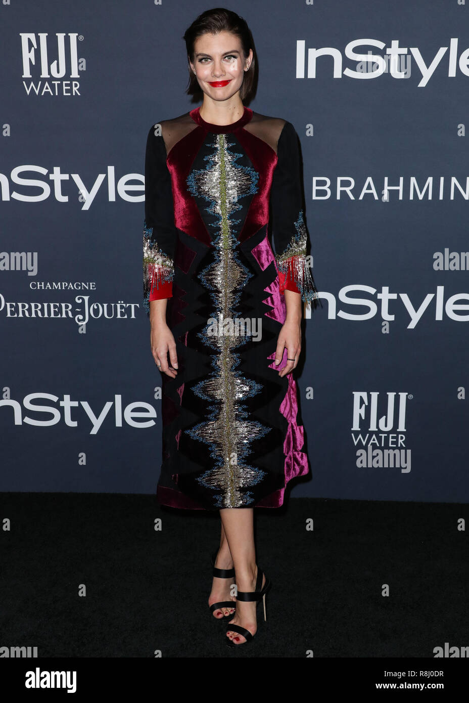 LOS ANGELES, CA, USA - OCTOBER 23: Actress Lauren Cohan wearing Mary ...