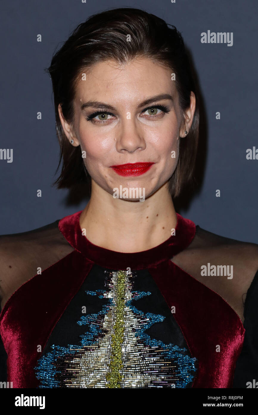 LOS ANGELES, CA, USA - OCTOBER 23: Actress Lauren Cohan wearing Mary ...