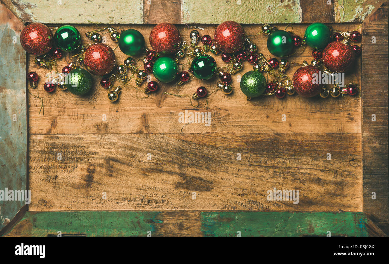 Rustic Christmas Lights Background