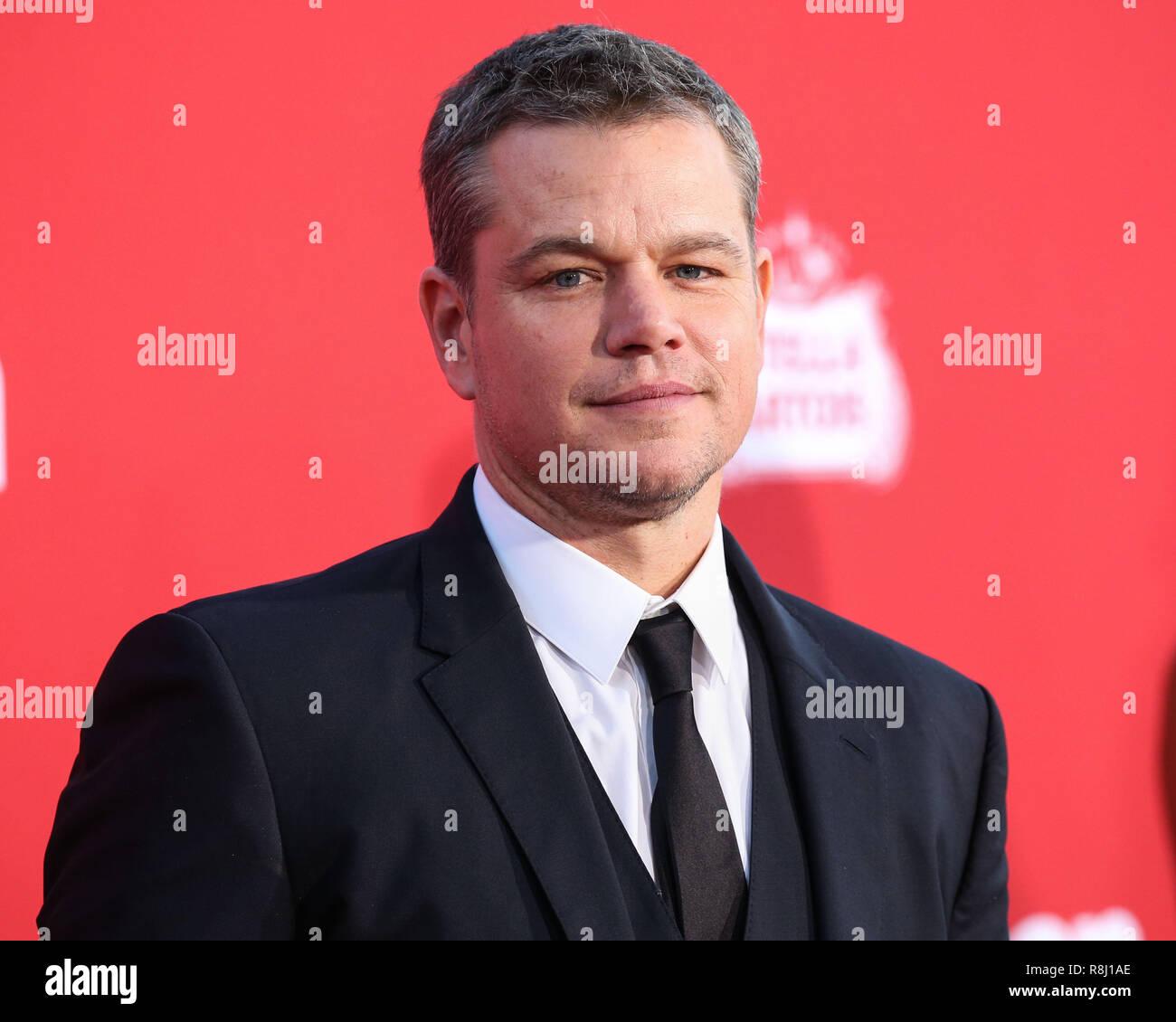 WESTWOOD, LOS ANGELES, CA, USA - OCTOBER 22: Actor Matt Damon arrives ...