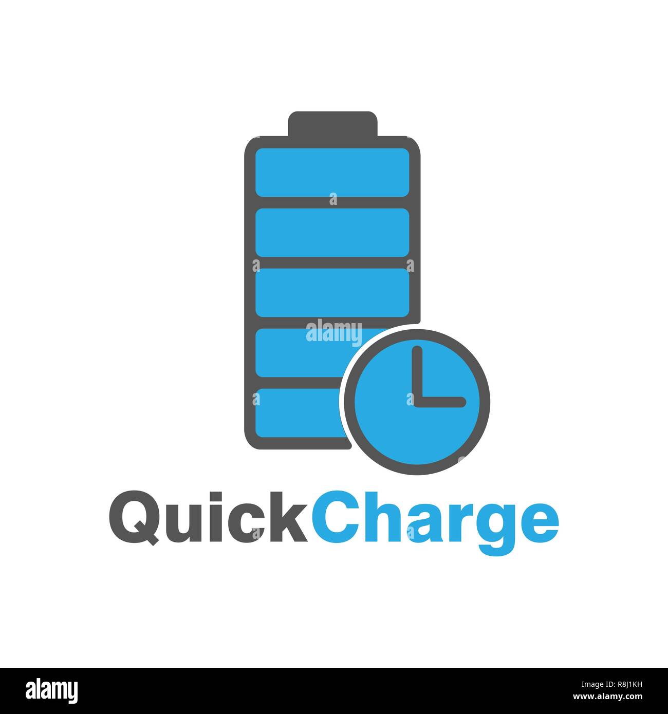 Vector fast charge logo. Speed charge energy logo. Unique electric and ...