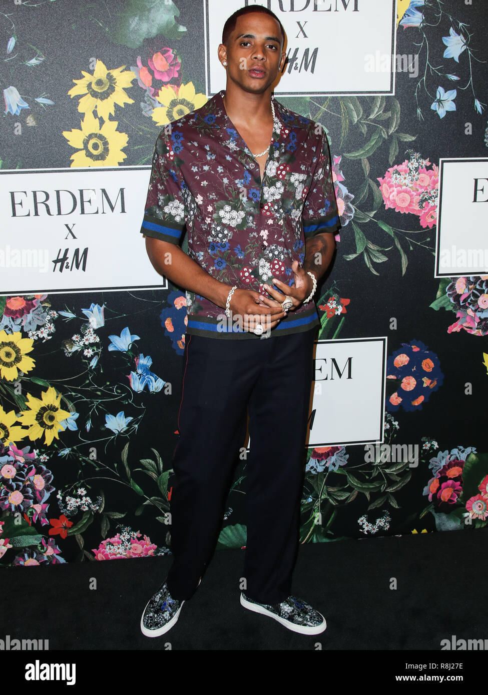 LOS ANGELES, CA, USA - OCTOBER 18: Cordell Broadus at the H&M x ERDEM ...