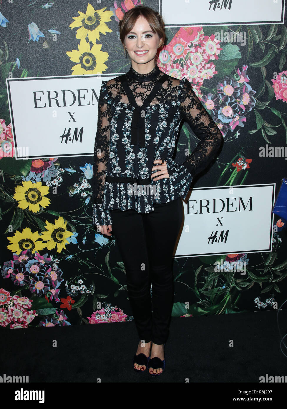 LOS ANGELES, CA, USA - OCTOBER 18: Ahna O'Reilly at the H&M x ERDEM ...
