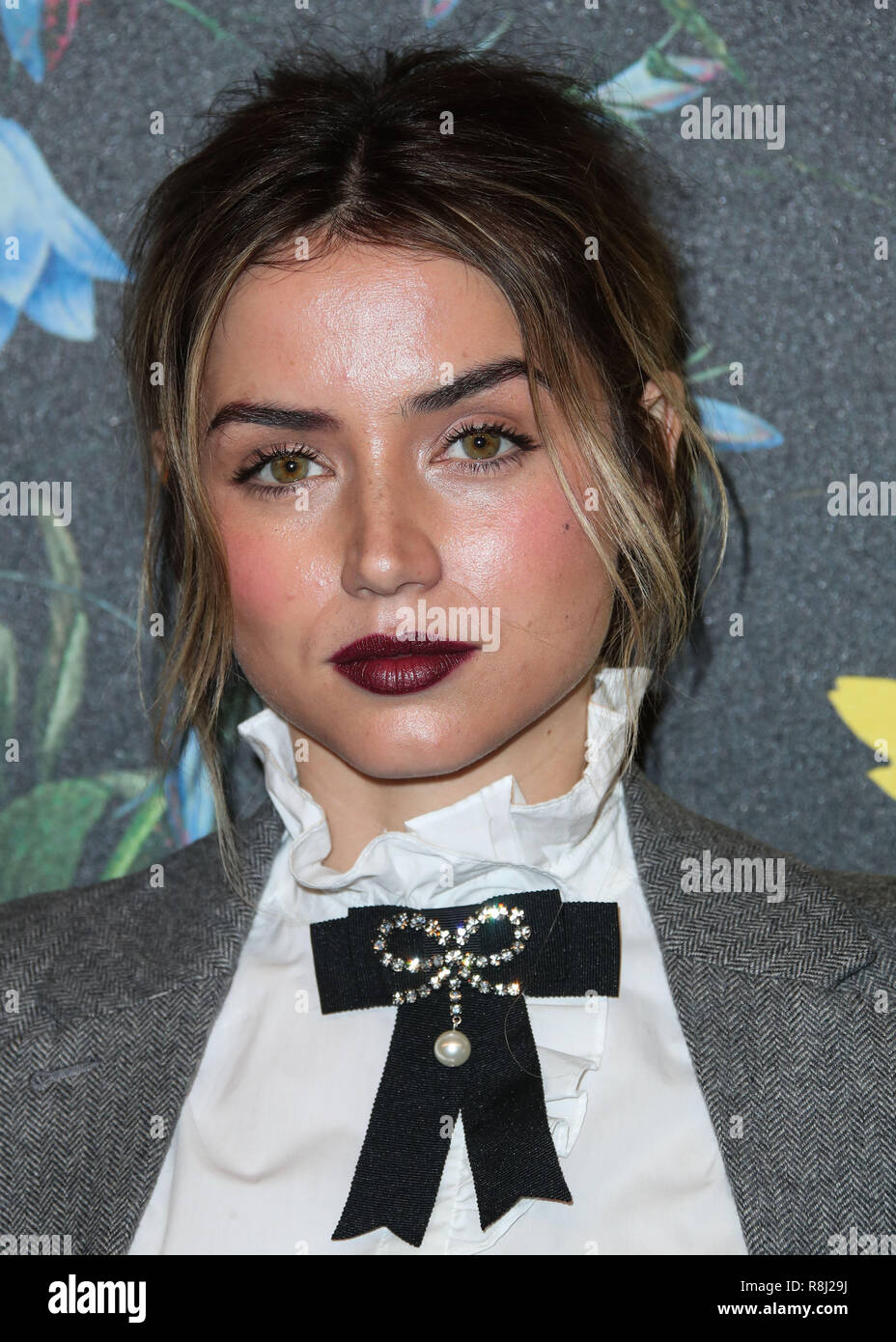 LOS ANGELES, CA, USA - OCTOBER 18: Ana de Armas at the H&M x ERDEM ...