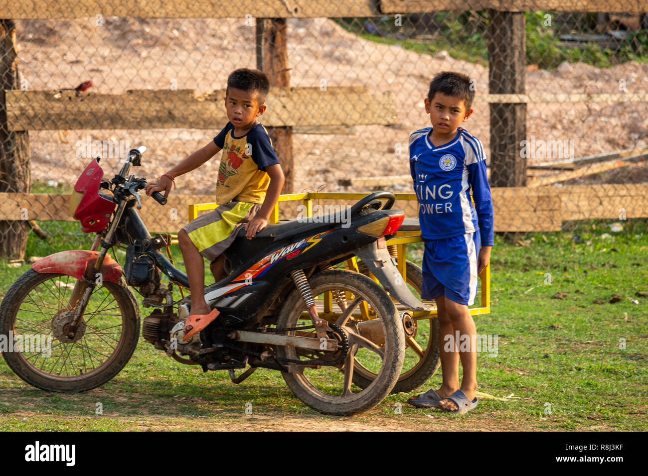 Two Boys Laos High Resolution Stock Photography and Images - Alamy