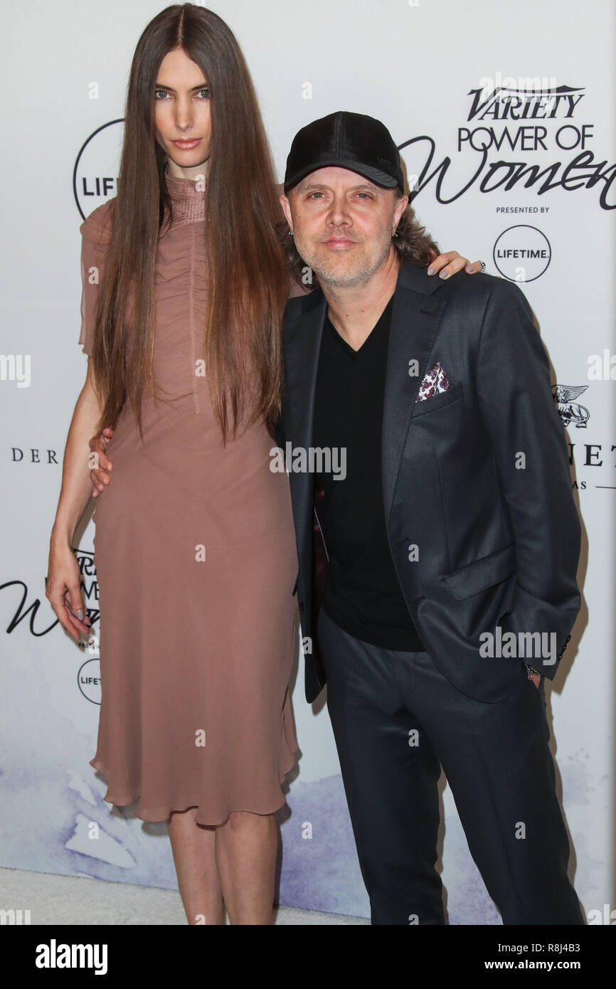 BEVERLY HILLS, LOS ANGELES, CA, USA - OCTOBER 13: Lars Ulrich, Jessica ...