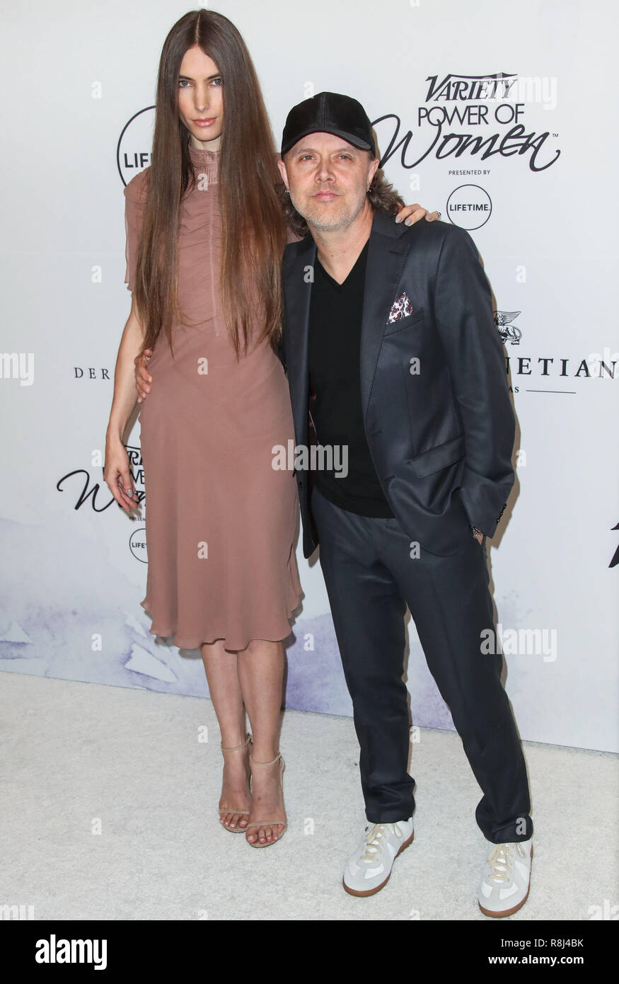 BEVERLY HILLS, LOS ANGELES, CA, USA - OCTOBER 13: Lars Ulrich, Jessica ...