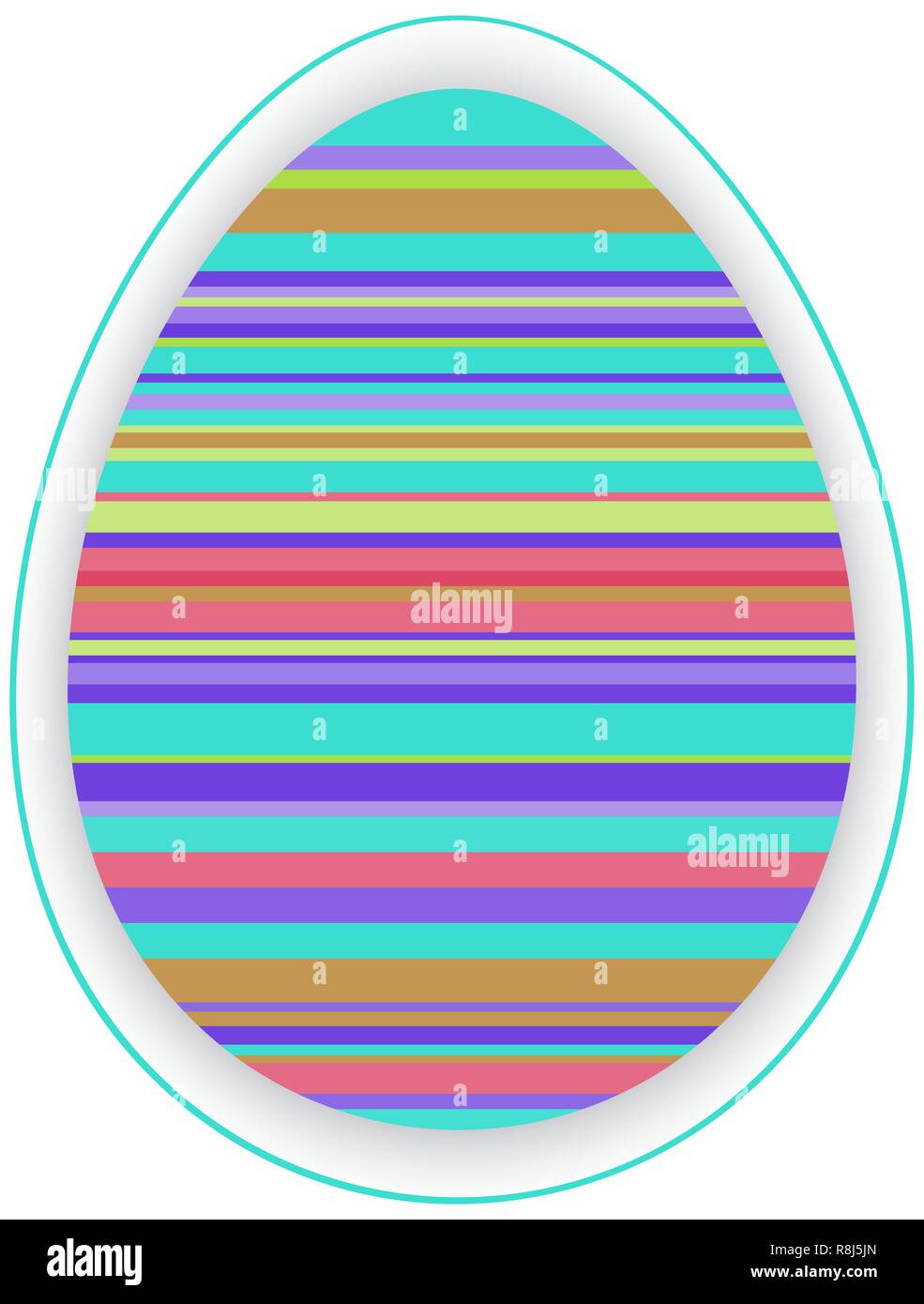 Stripy egg Stock Vector Images - Alamy