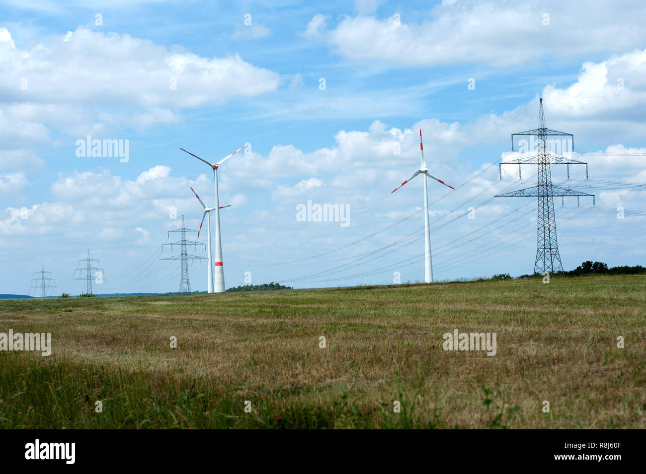 Wind farm transformer station hi-res stock photography and images - Alamy