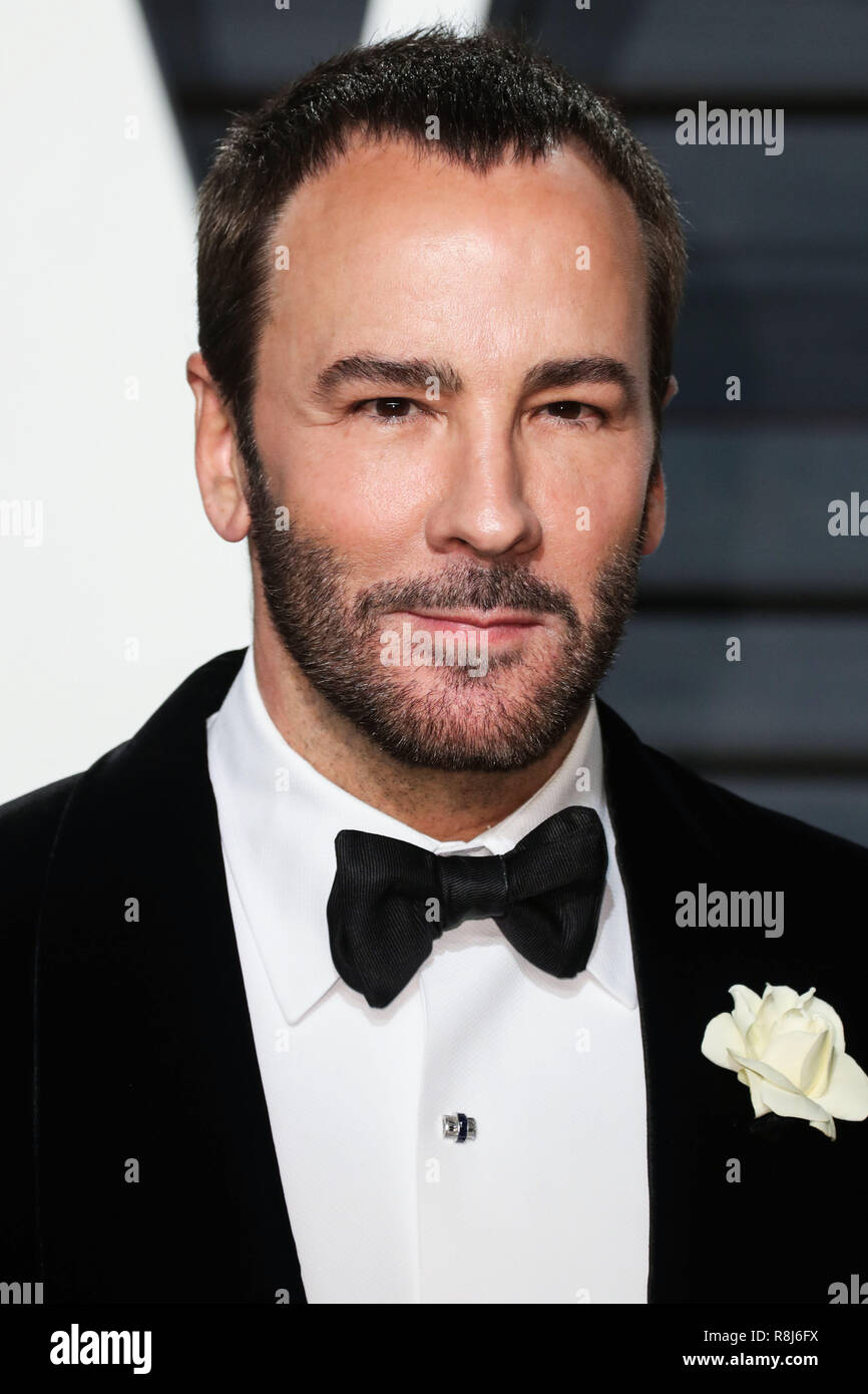 BEVERLY HILLS, LOS ANGELES, CA, USA - FEBRUARY 26: Tom Ford arrives at ...