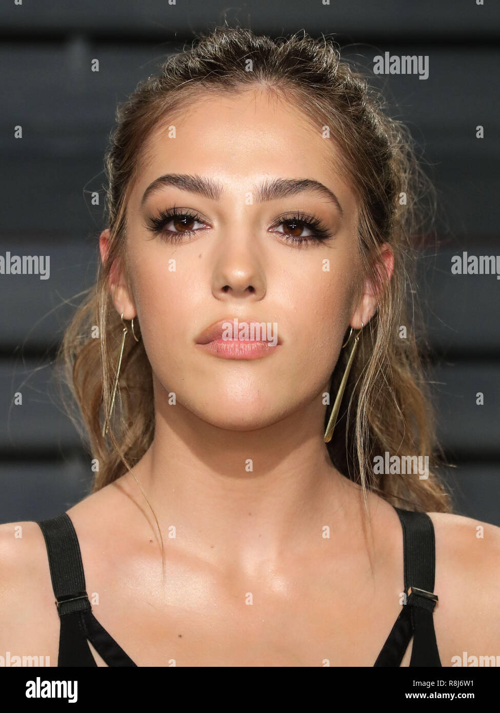BEVERLY HILLS, LOS ANGELES, CA, USA - FEBRUARY 26: Model Sistine Rose ...
