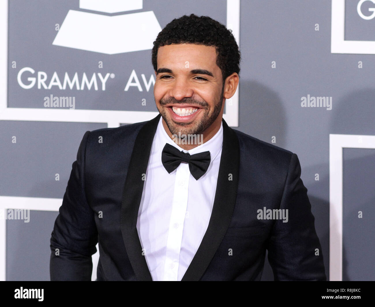 LOS ANGELES, CA, USA - FEBRUARY 10: Drake at the 55th Annual GRAMMY ...