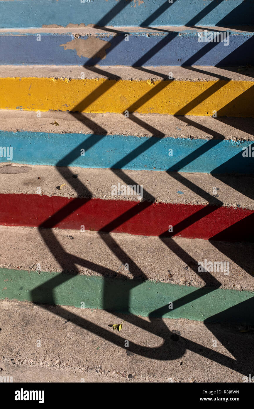 Painted concrete steps hi-res stock photography and images - Alamy