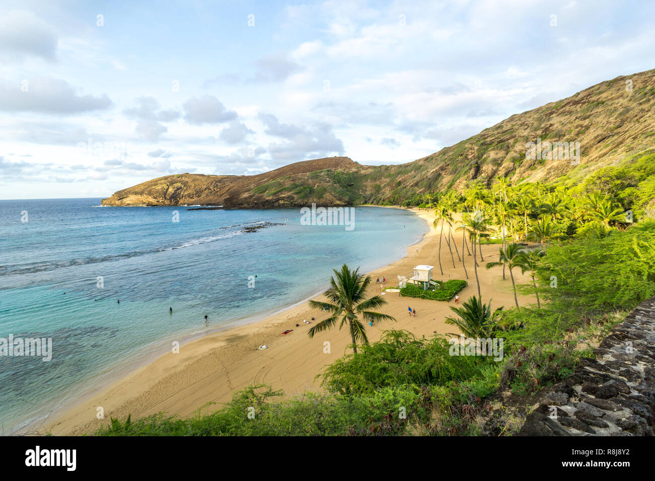 Hanauma Bay Nature Preserve - Oahu Beach, Hawaii Stock Photo - Alamy