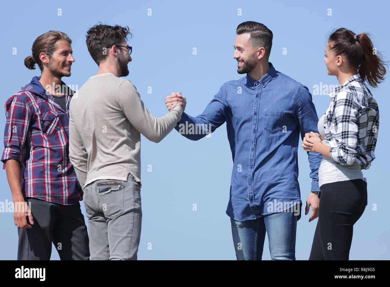 Greet meet student hi-res stock photography and images - Alamy